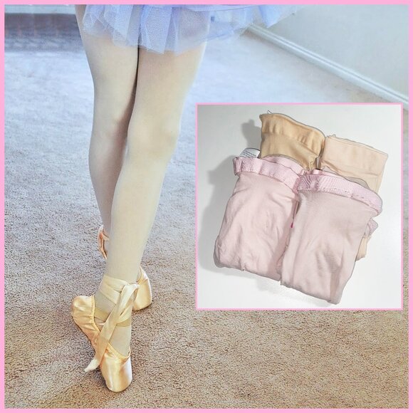 balera | Accessories | 4 Preloved L Ballet Tights 2 Ballet Pink 2 Prima ...